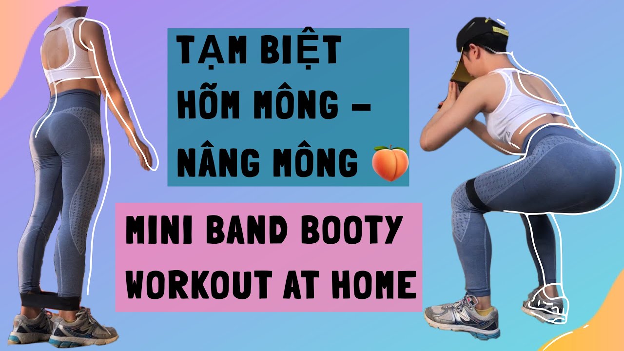 10 PHÚT TẬP MÔNG 🍑 KHẮC PHỤC MÔNG HÓP VỚI DÂY KHÁNG LỰC | BOOTY WORKOUT ...