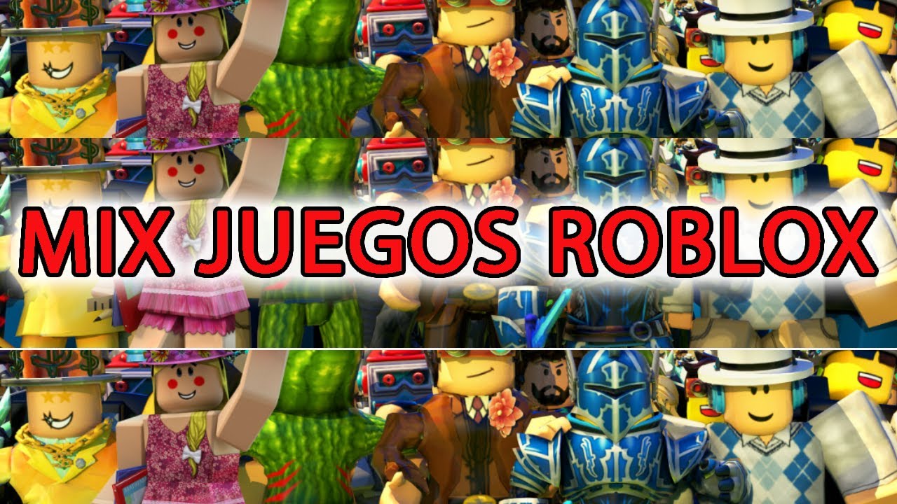 MIX DE JUEGOS DE ROBLOX - YouTube