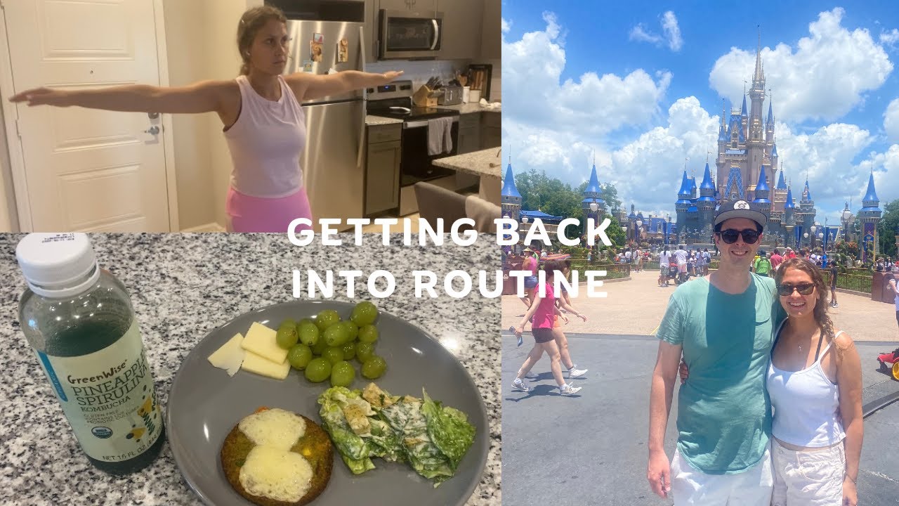 Getting Back Into Routine: Healthy Habits & Cleaning - YouTube