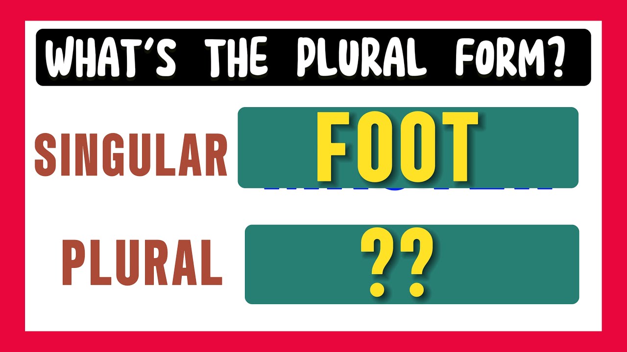 GUESS THE PLURAL OF NOUNS Part 02 | LEARNING ENGLISH - YouTube