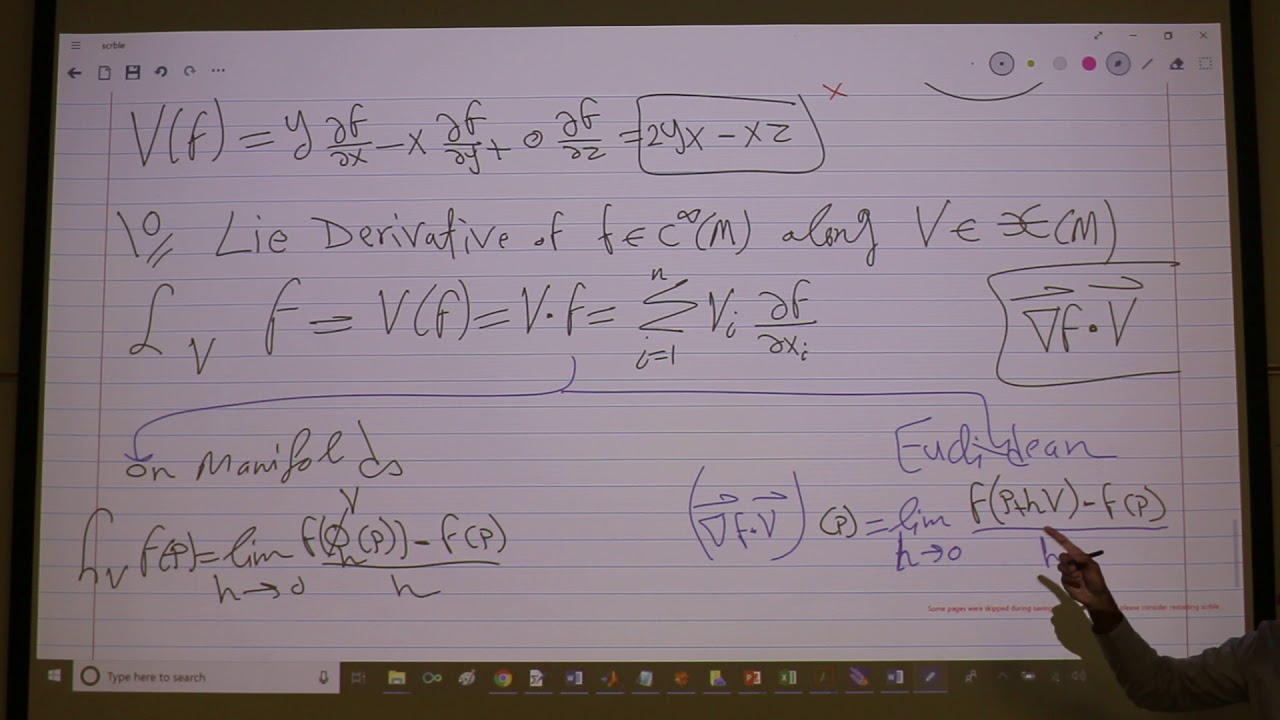 Lec05 - P3 (Vector Fields and Lie Brackets (Continued)) - YouTube