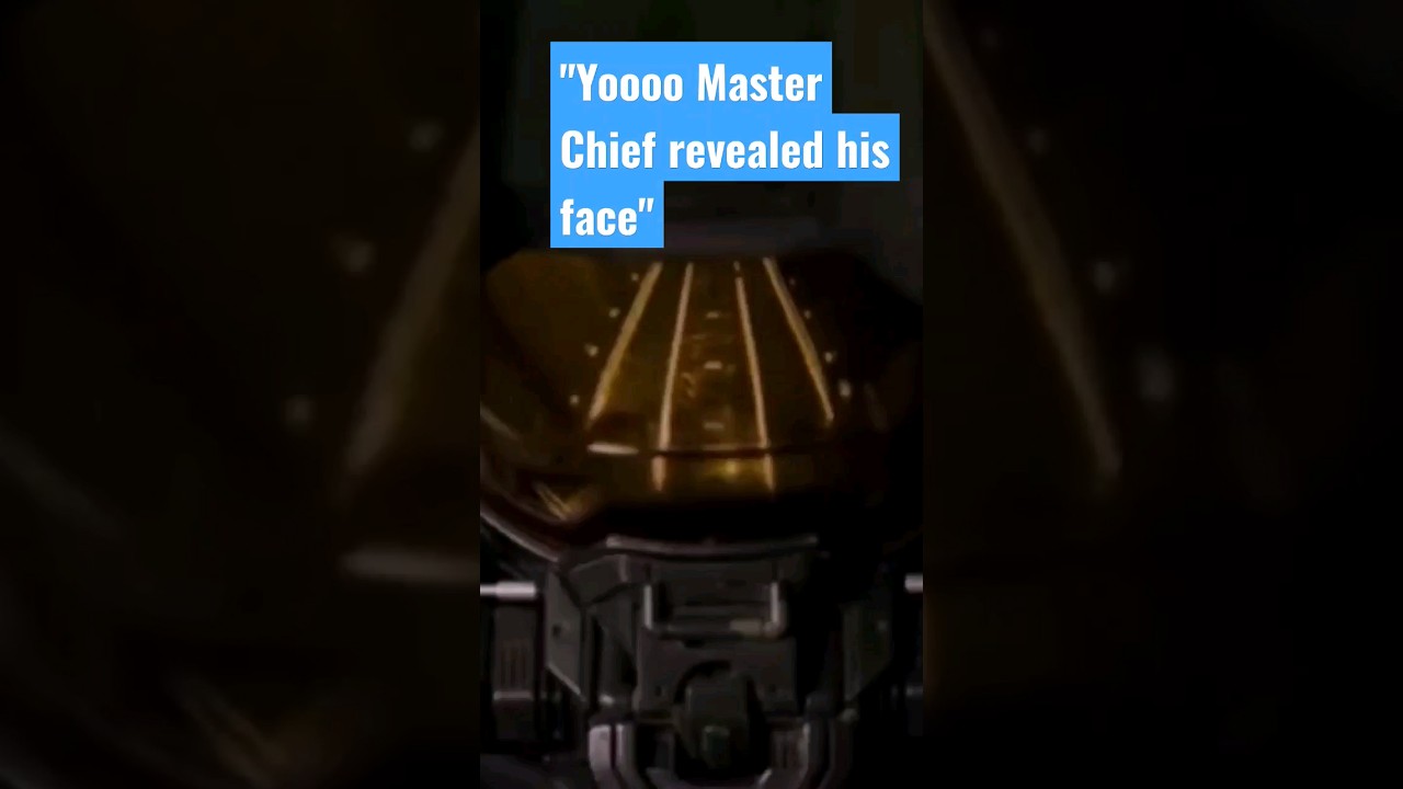 Master Chief Face Reveal?! #halo #masterchief #mikeohearnmeme - YouTube