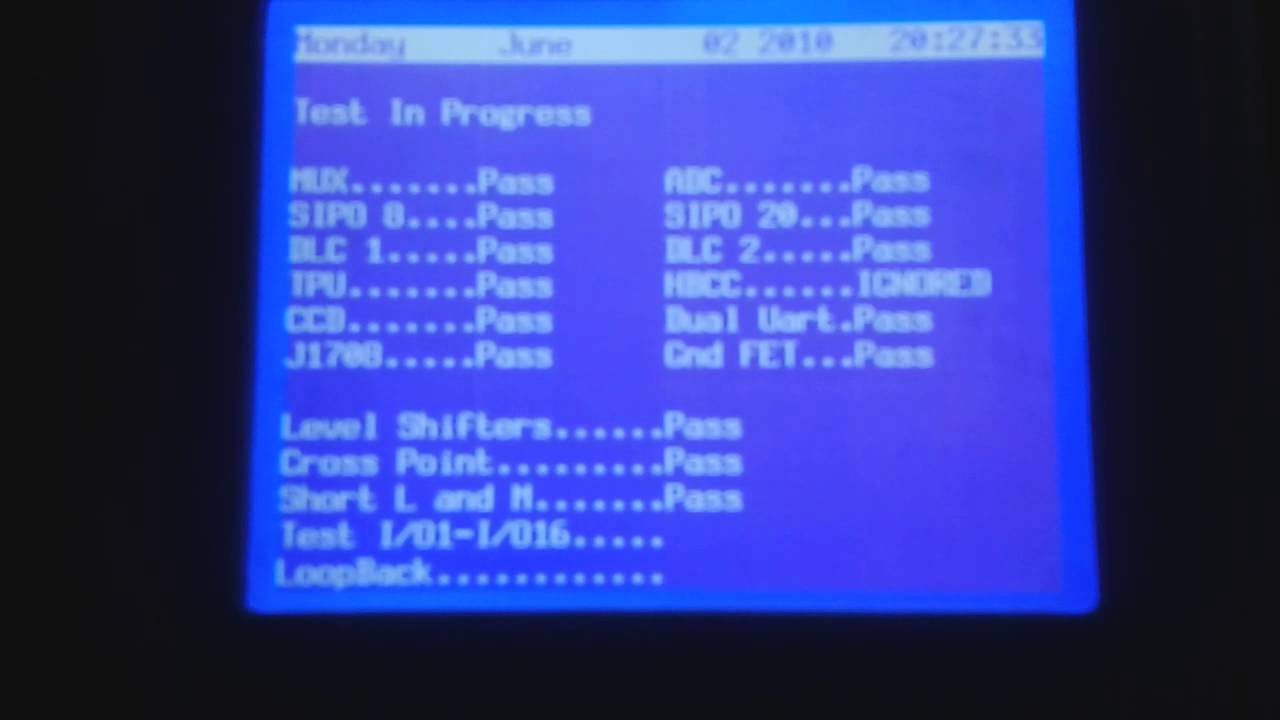 Tech 2 VCI loopback selftest fail - YouTube