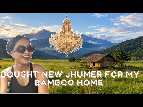 Bought new Jhumer for my bamboo house || 😮‍💨🤍✨