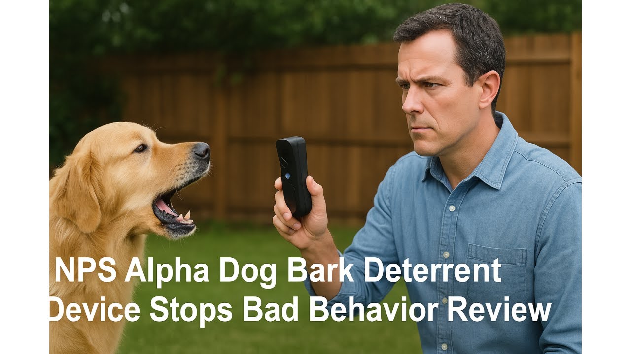 🐶 NPS Alpha Dog Bark Deterrent Device Stops Bad Behavior Review 🔊 - YouTube