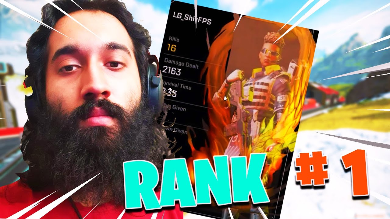 World's BEST BANGALORE Player ShivFPS | RANK # 1 Bangalore | Road to ...