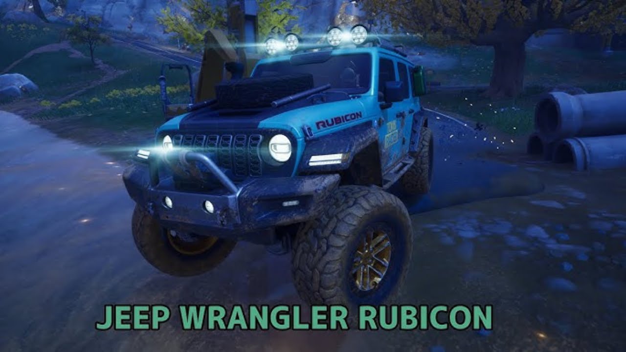 Fortnite Jeep Wrangler Rubicon (Gameplay) - YouTube