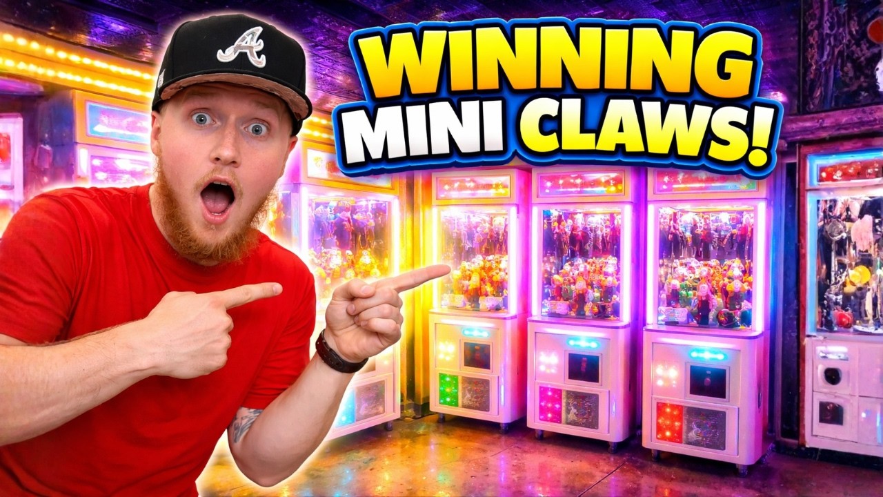 We Played All The Mini Claw Machines At Claw Studio Arcade! - YouTube