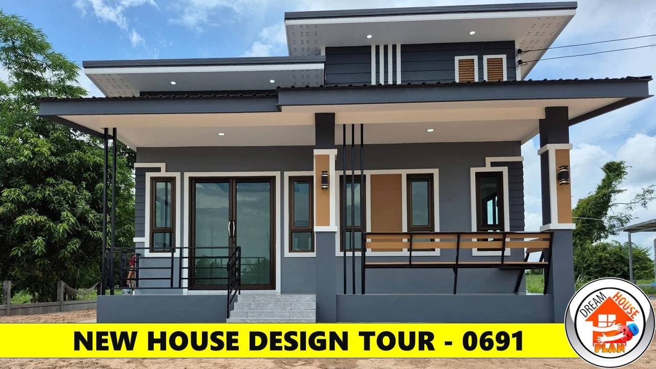HOUSE DESIGN TEMPLATE NO.691 /MODERN HOUSE DESIGN IMAGE / EXTERIOR ...