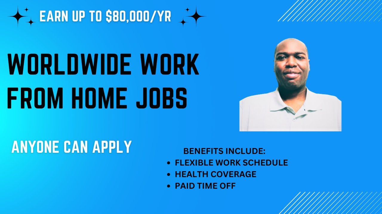 Worldwide Work From Home Jobs/Virtual Assistant Job+A No Experience ...