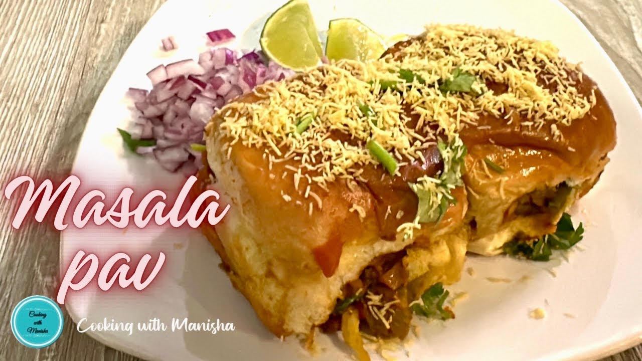 Mumbai street style masala pav recipe | masala pav recipe | stuffed ...