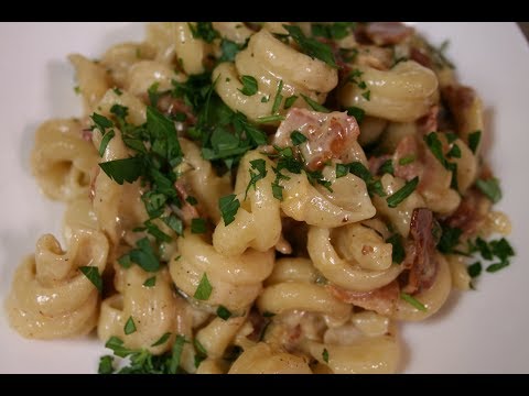 Italian Recipe - Trottole Pasta with Pancetta and Zucchini - Food Cravings