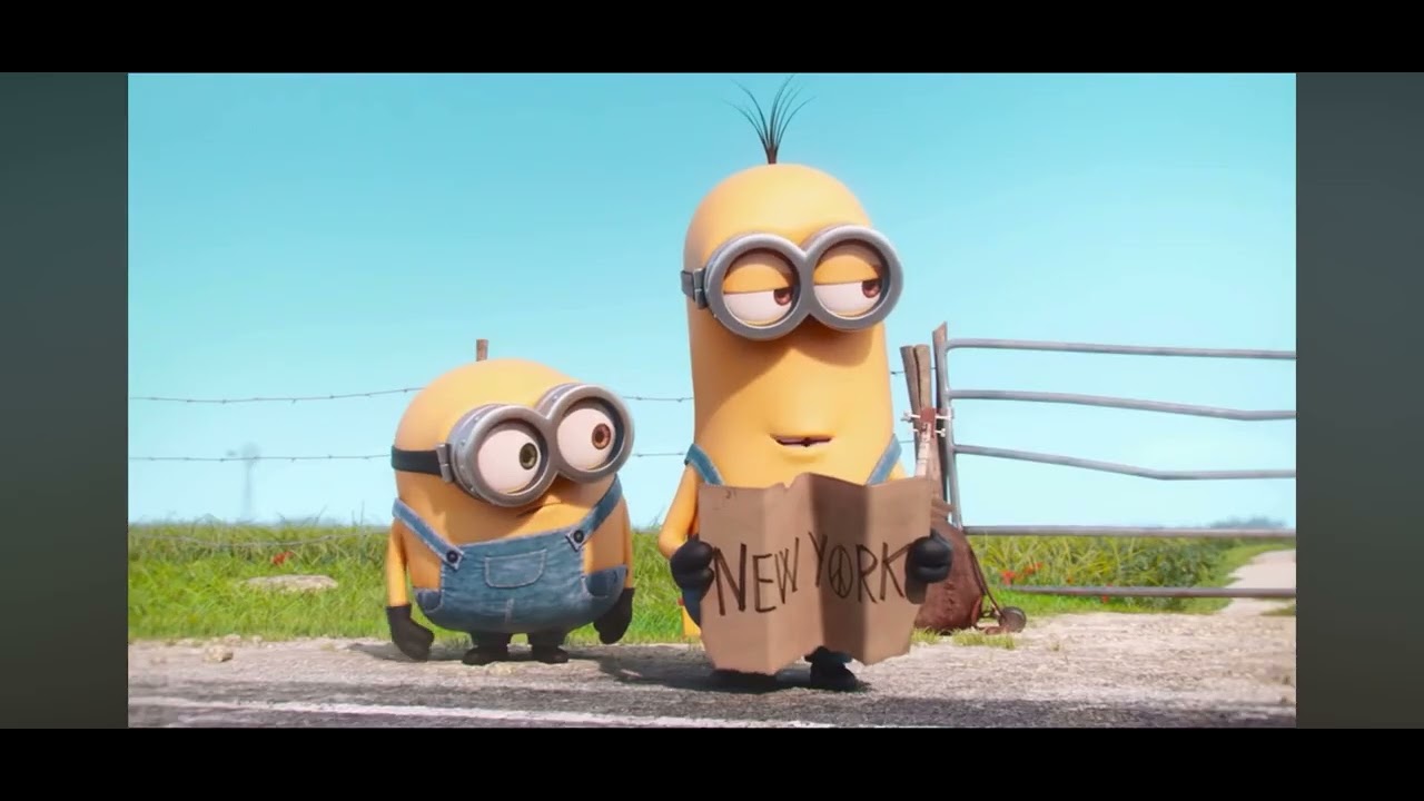 Minions 2015 Stuart Gets Throw His Rock 🪨/Kevin Watch Out By A Car 🚙 🚗 ...