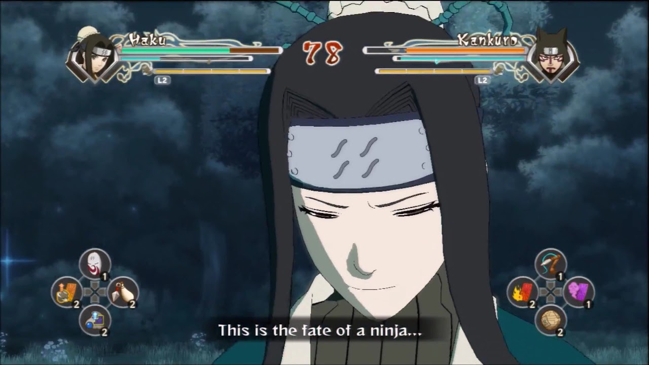Naruto Generations Haku Hidden Jutsu Crystal Ice Mirrors - YouTube