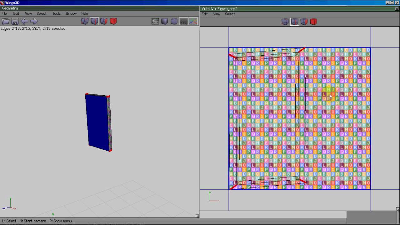 UV mapping in Wings3d Part 2 - YouTube