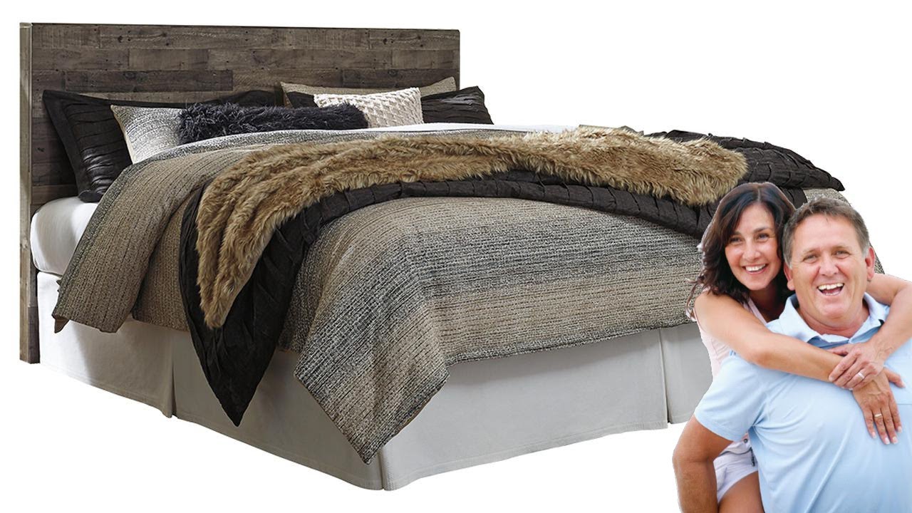 Ashley Derekson King Panel Headboard (B200-58) | KEY Home - YouTube