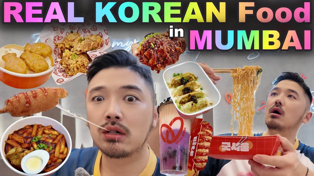 REAL Korean food in Mumbai🇮🇳 Finally, Authentic Korean Food🇰🇷🤤 Good ...