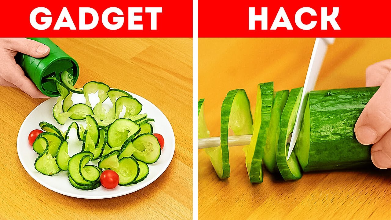 Gadgets VS Hacks: 101 Genius Kitchen Tips You Need to Try 🔝 - YouTube