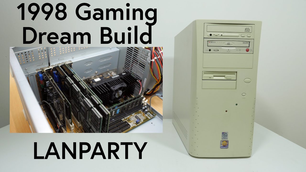 1998 Gaming Dreambuild Lanparty Preparation - YouTube