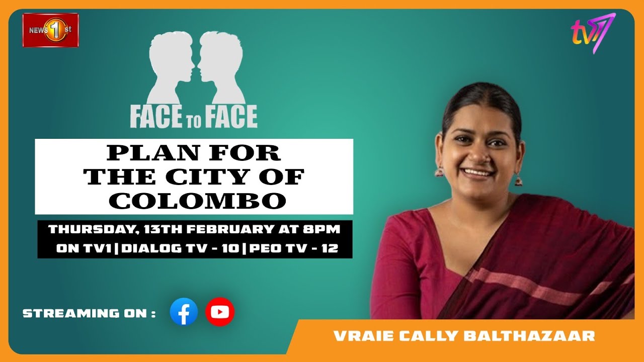 Plans For The City Of Colombo. Vraie Cally Balthazaar on Face To Face ...