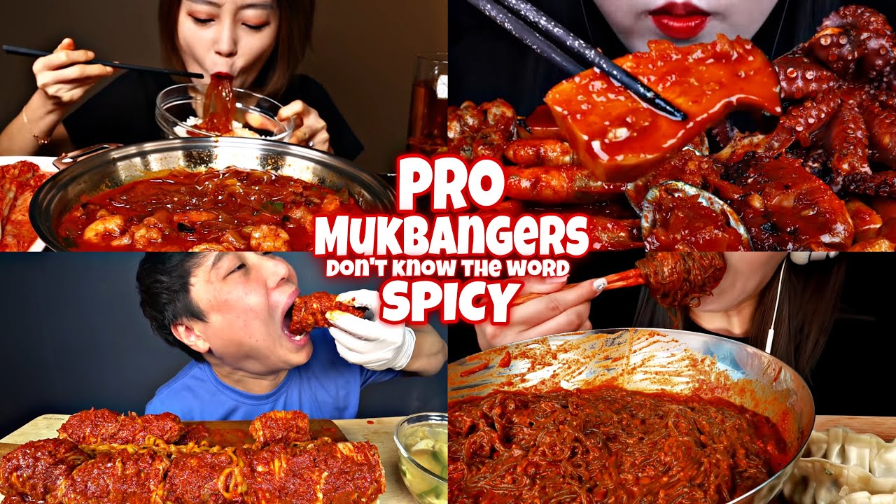 Mukbangers Eating SPICIEST FOODS Like A Piece Of CANDY🌶️🥵🙀 - YouTube