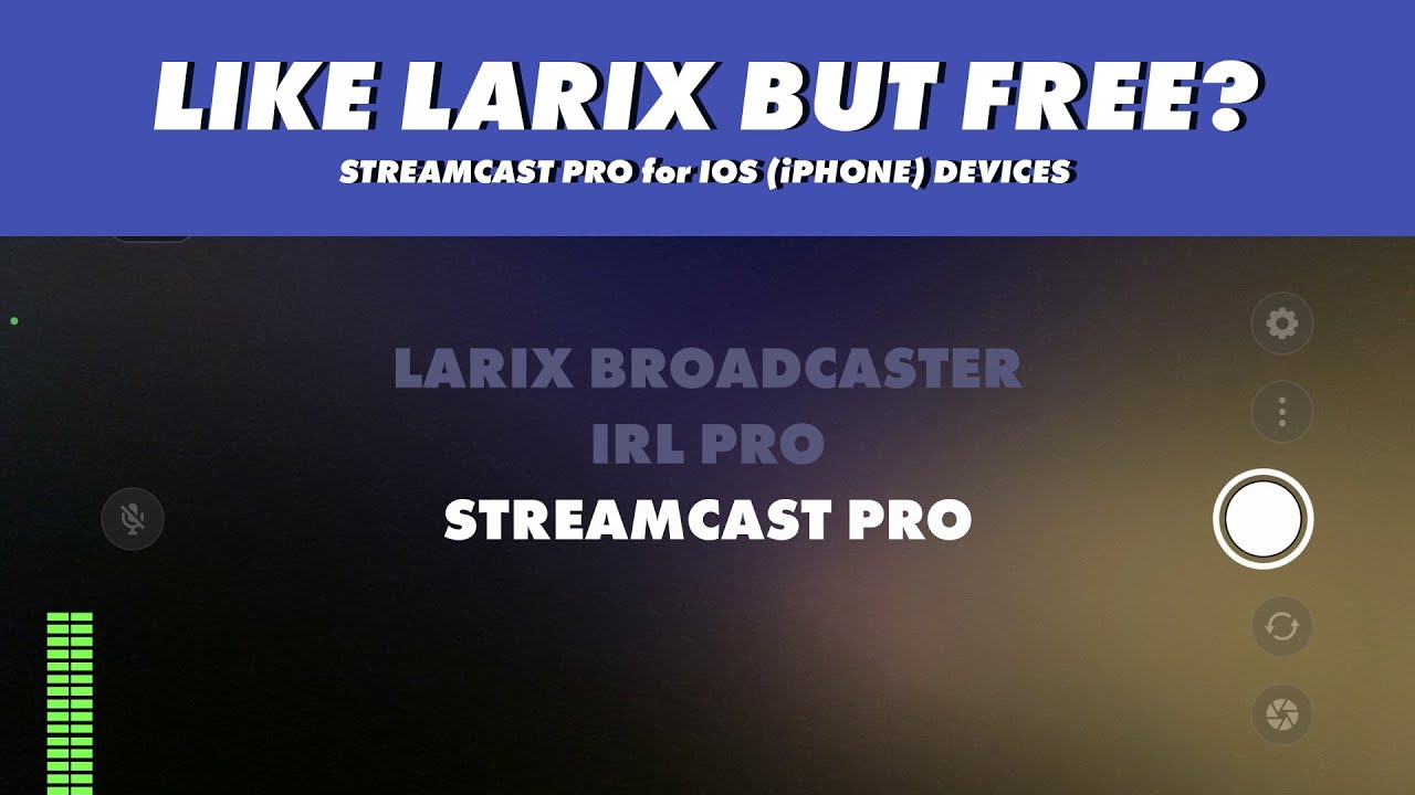 STREAMCAST PRO. Like LARIX but Free? - YouTube