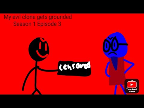 My evil clone flips me off/grounded - YouTube