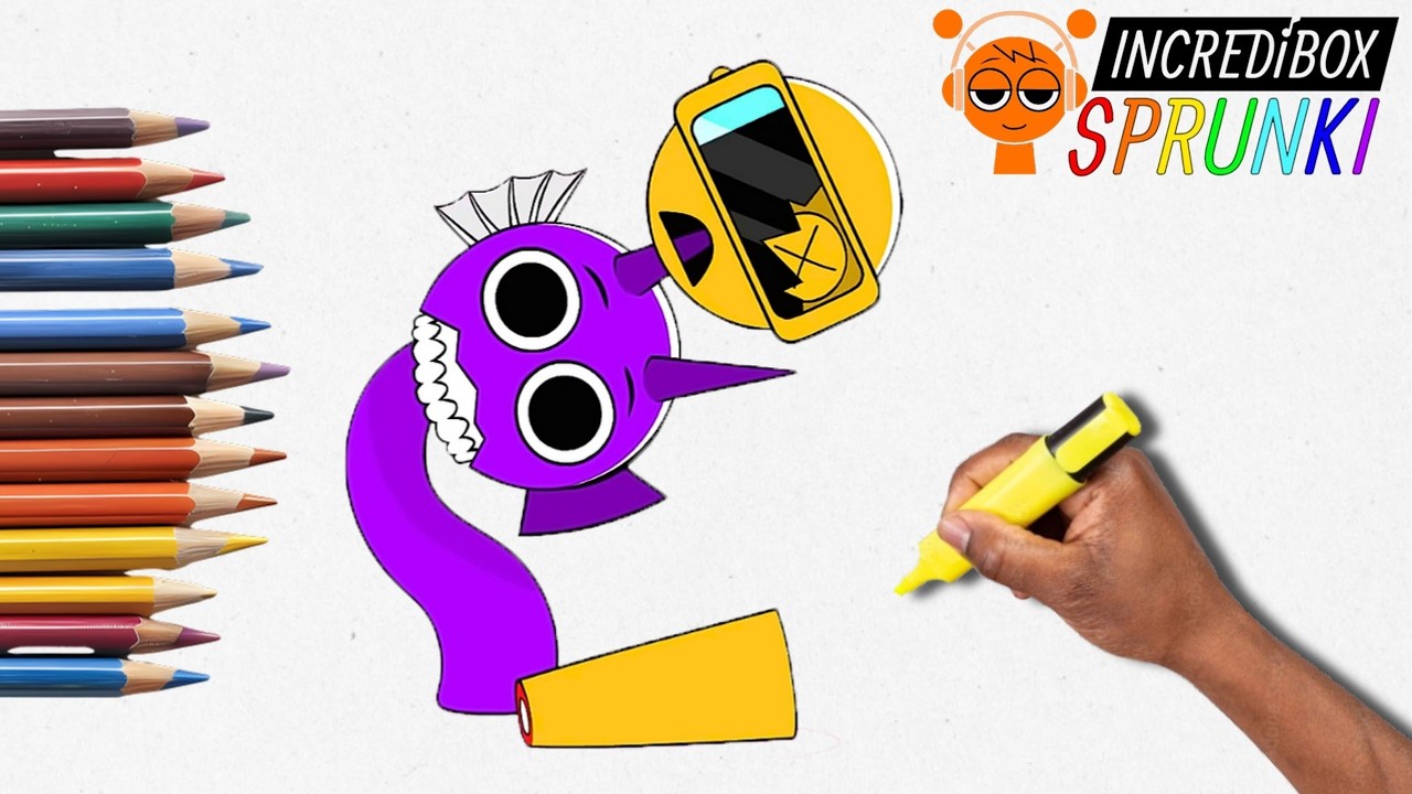 Exclusive! How to Draw Sprunki Garnold Meets Durple (Incredibox ...