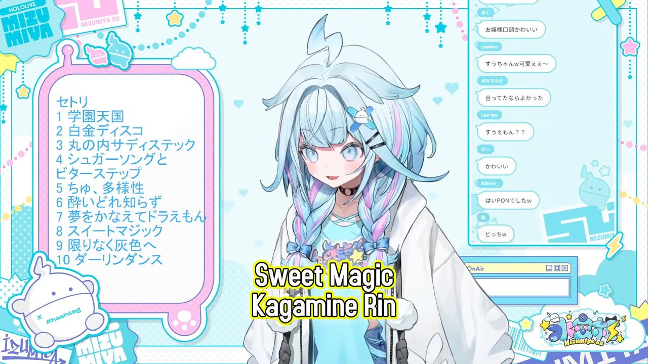 Mizumiya Su sings Sweet Magic - Kagamine Rin - YouTube