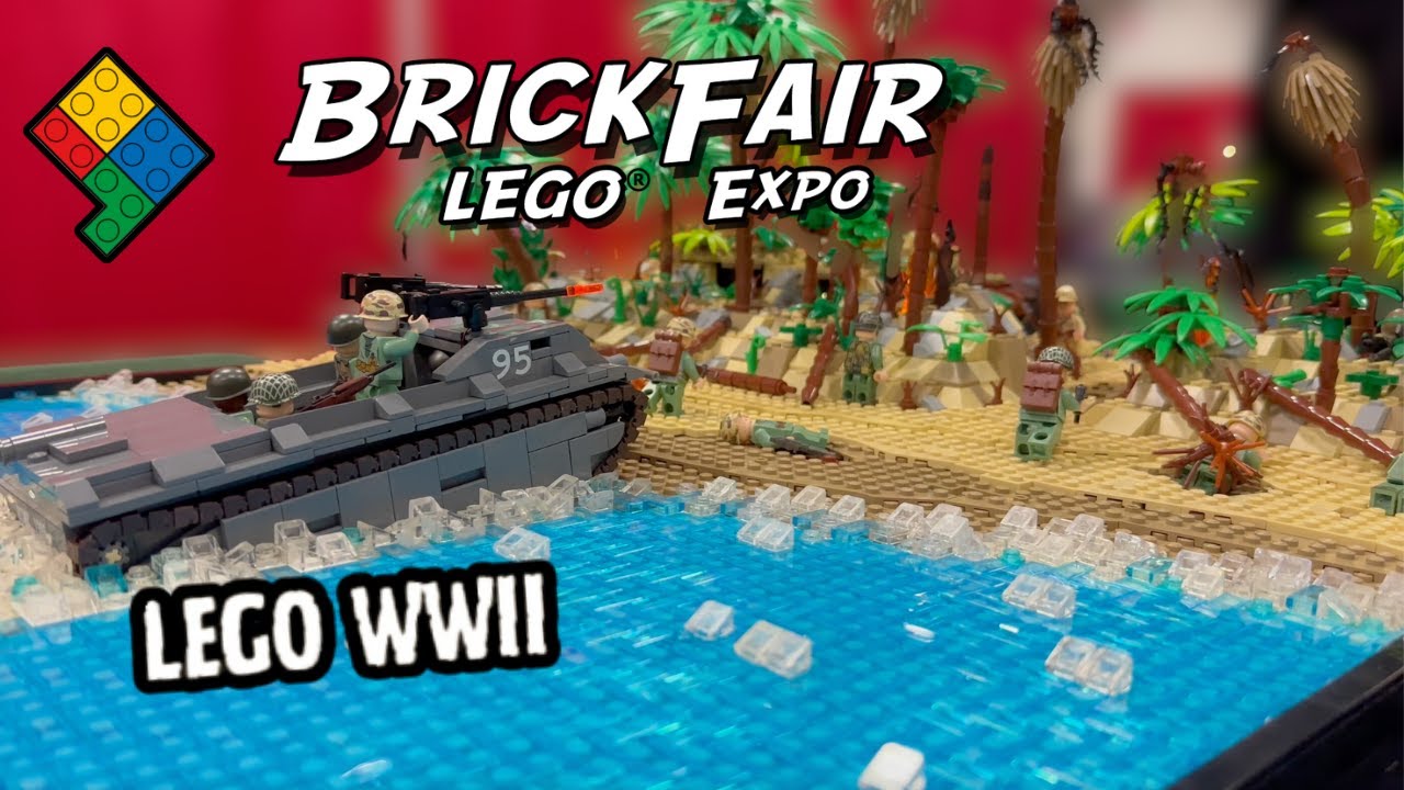 Incredible LEGO WW2 Pacific Landing MOC II By Scot Lansdale - YouTube