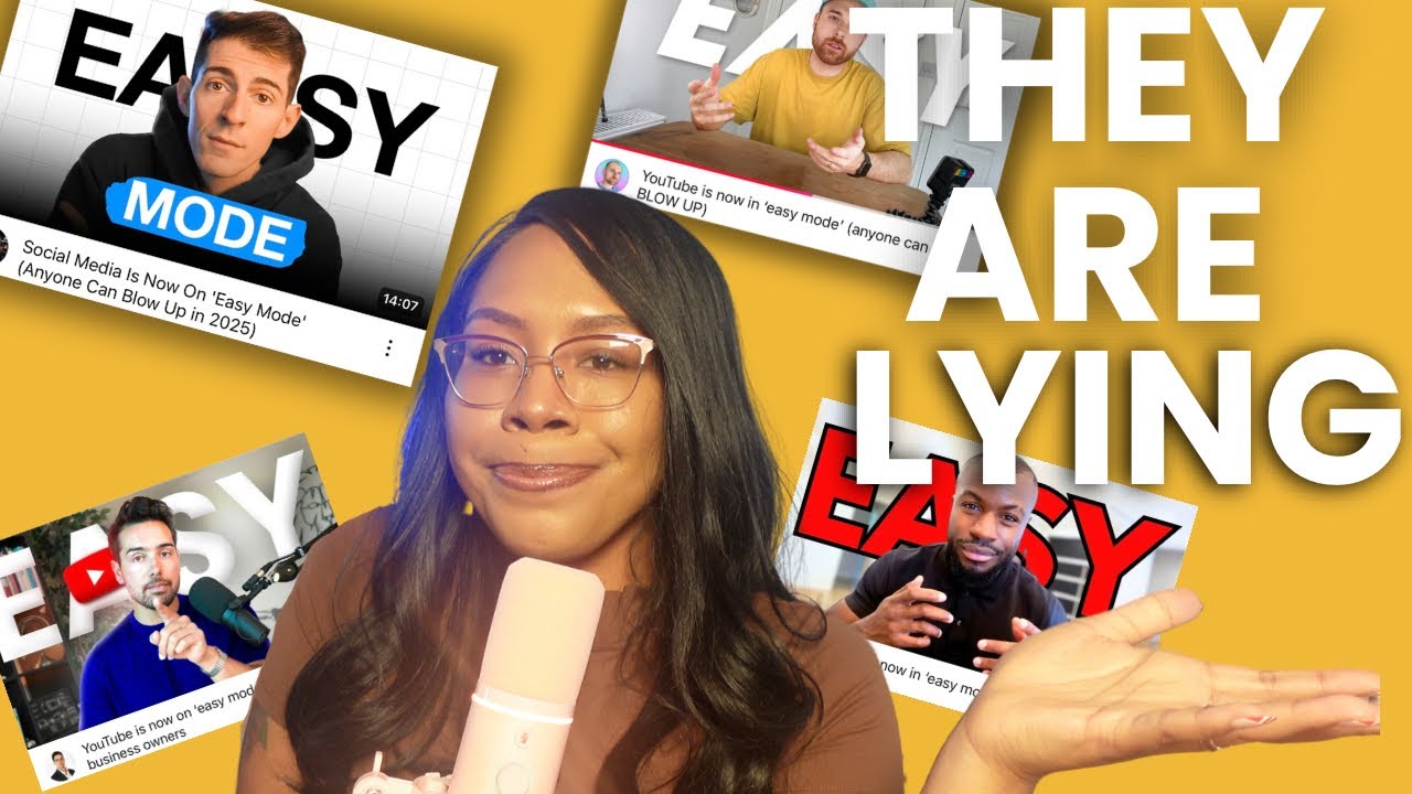 YouTube IS NOT in ‘Easy Mode’ (The Hard Truth) - YouTube