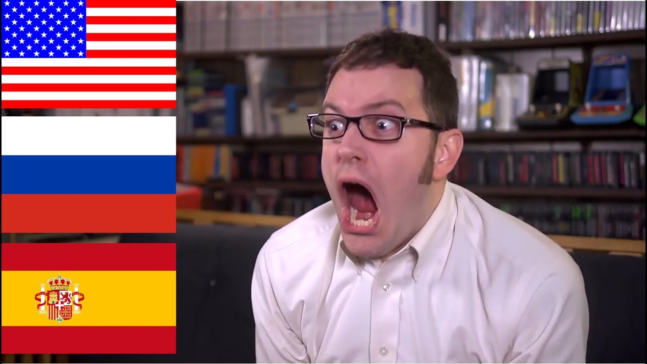 AVGN screaming in 3 languages - YouTube