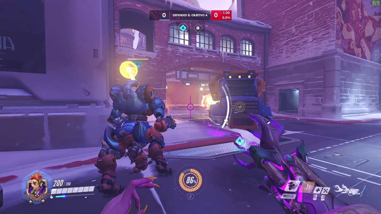 Overwatch Moira ranked Victoria - YouTube