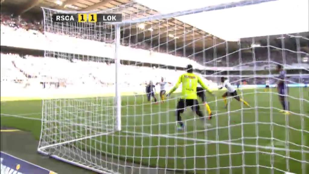 Anderlecht - Lokeren 2-3 (Stadion - VTM) - YouTube