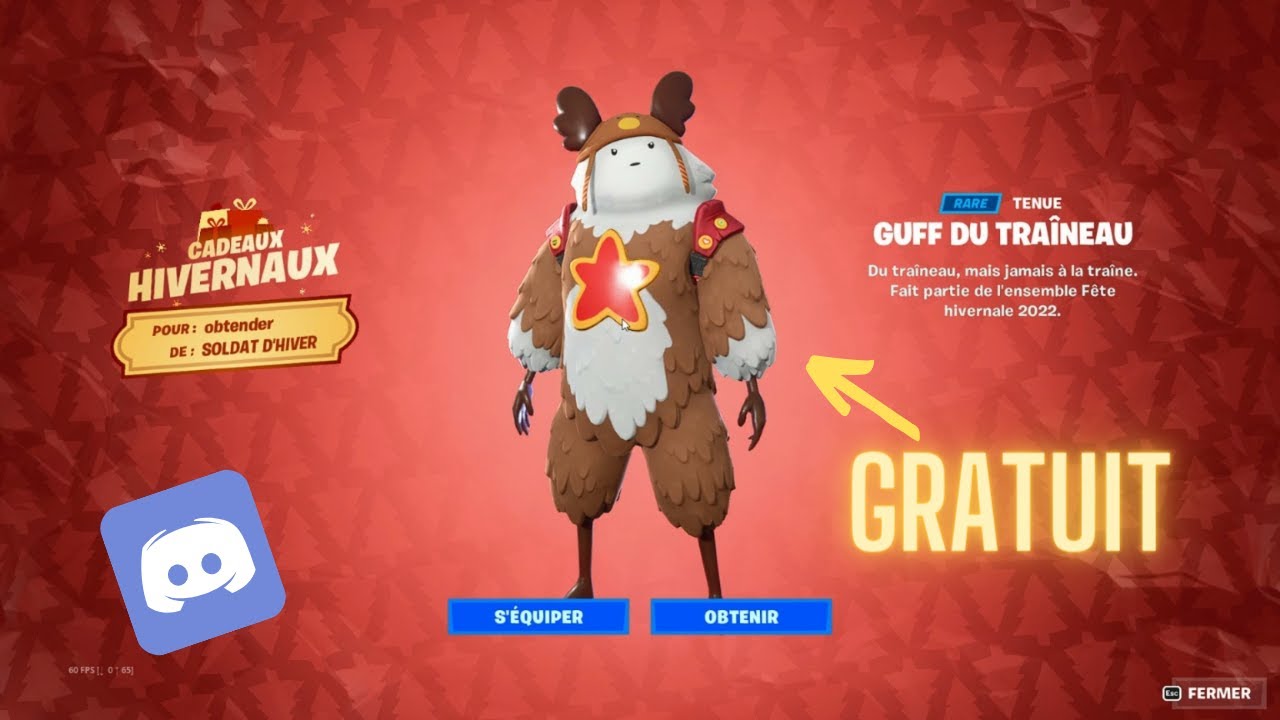 TUTO : COMMENT AVOIR LE SKIN GUFF DU TRAÎNEAU en AVANCE sur Fortnite ...