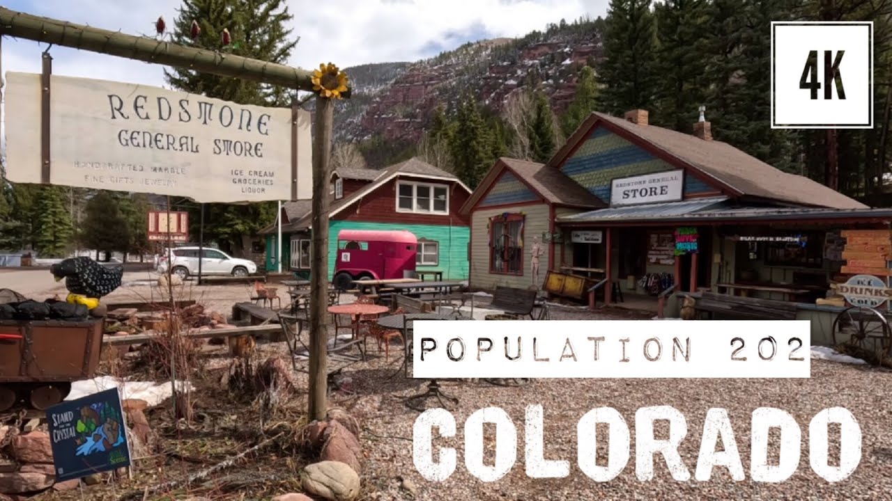 A Remote Mountain Town Walk in 4K | Redstone Colorado - YouTube