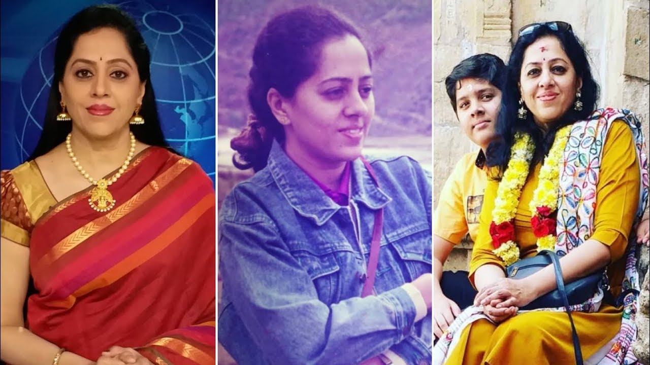 Sun Tv News Reader Rathna Family Photos with Son, Daughter, Husband ...
