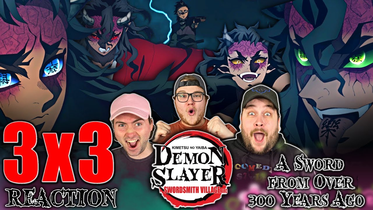 NICHIRIN DOUBLE-BARRELED SHOTGUN!!!! DEMON SLAYER REACTION | 3x3 | "A ...