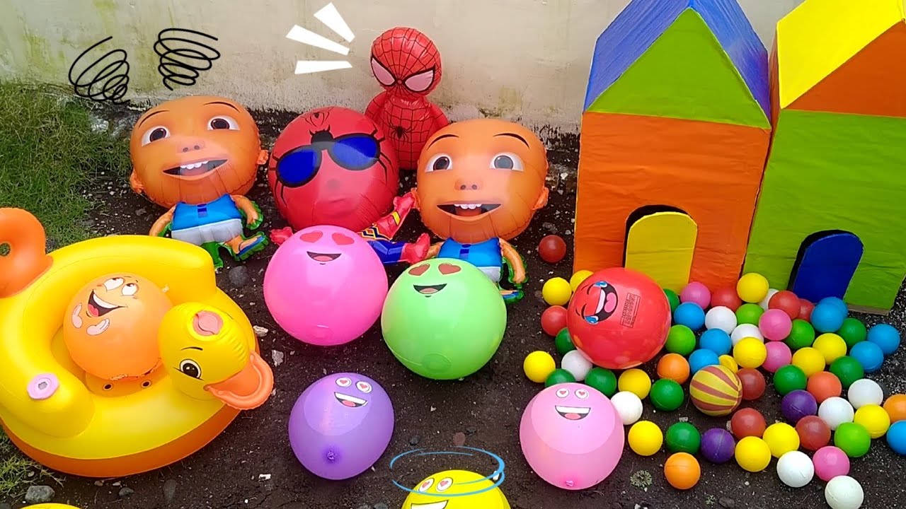 WOW SERU ‼️MELETUSKAN BALON AIR BERHADIAH, BALON BEBEK, BALON SPIDERMAN ...