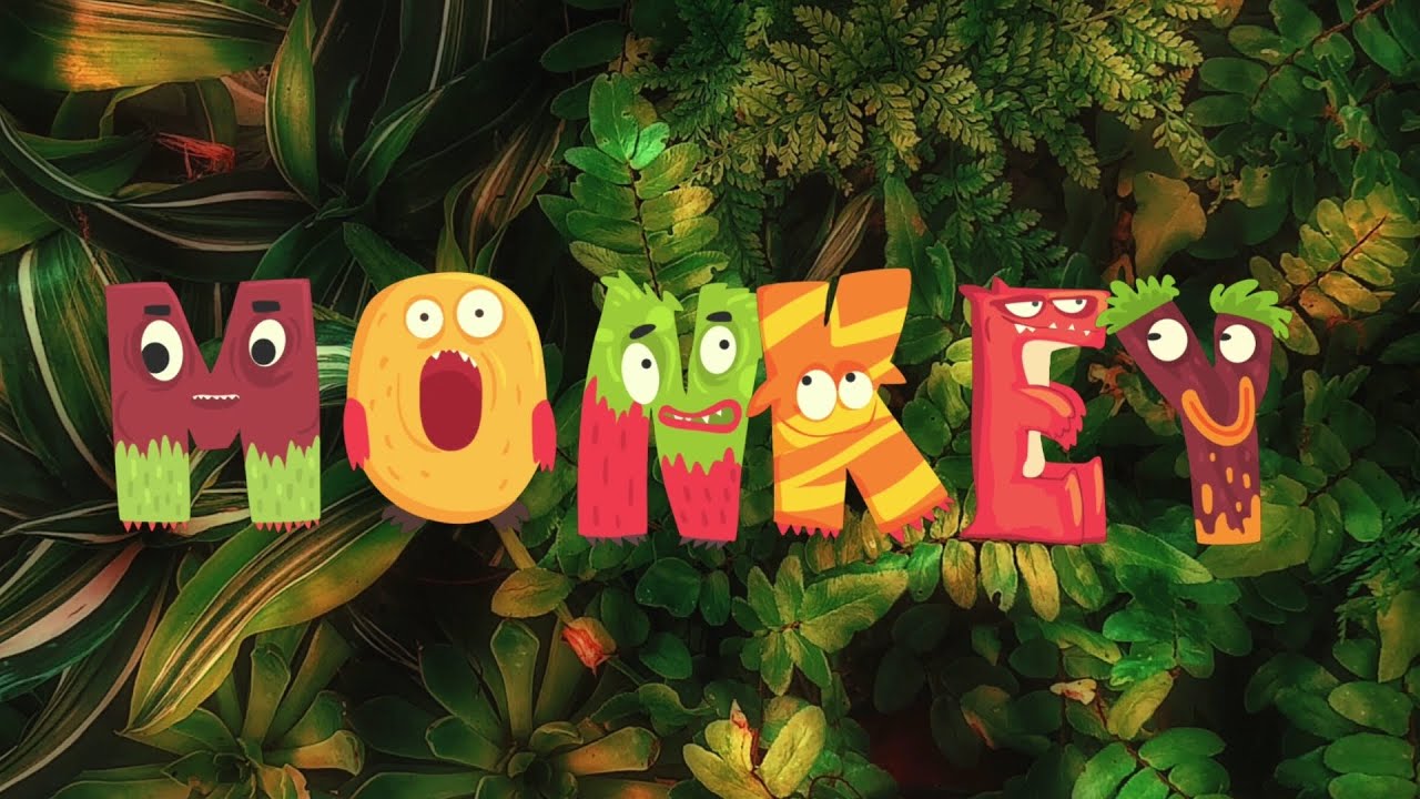 ABC Alphabet Monsy Letters. Who is a Monkey? - YouTube