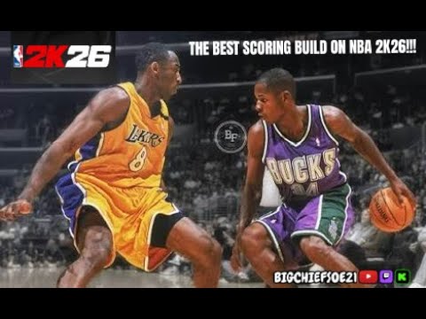 THE BEST SCORING BUILD ON NBA 2K26!! 6'8 PURE WALKING BUCKET!! KOBE ...