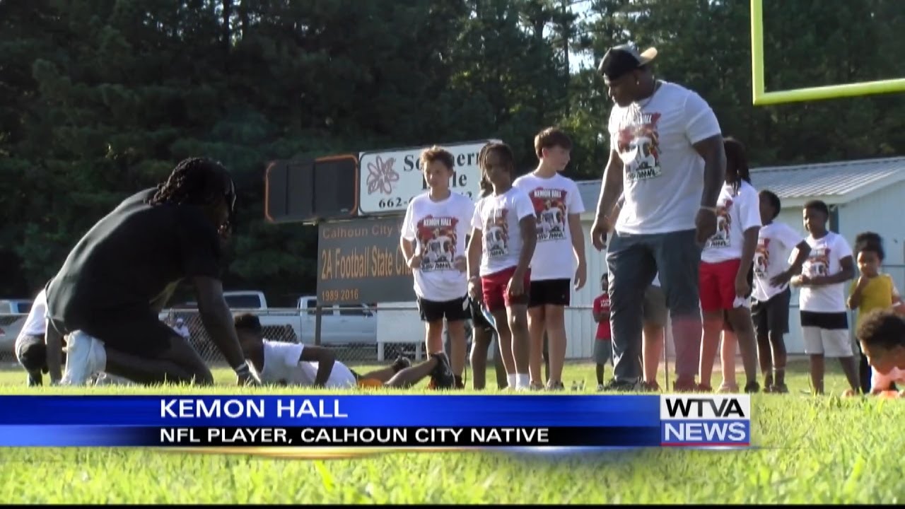 NFL player and Calhoun City native Kemon Hall hosted his 3rd annual ...