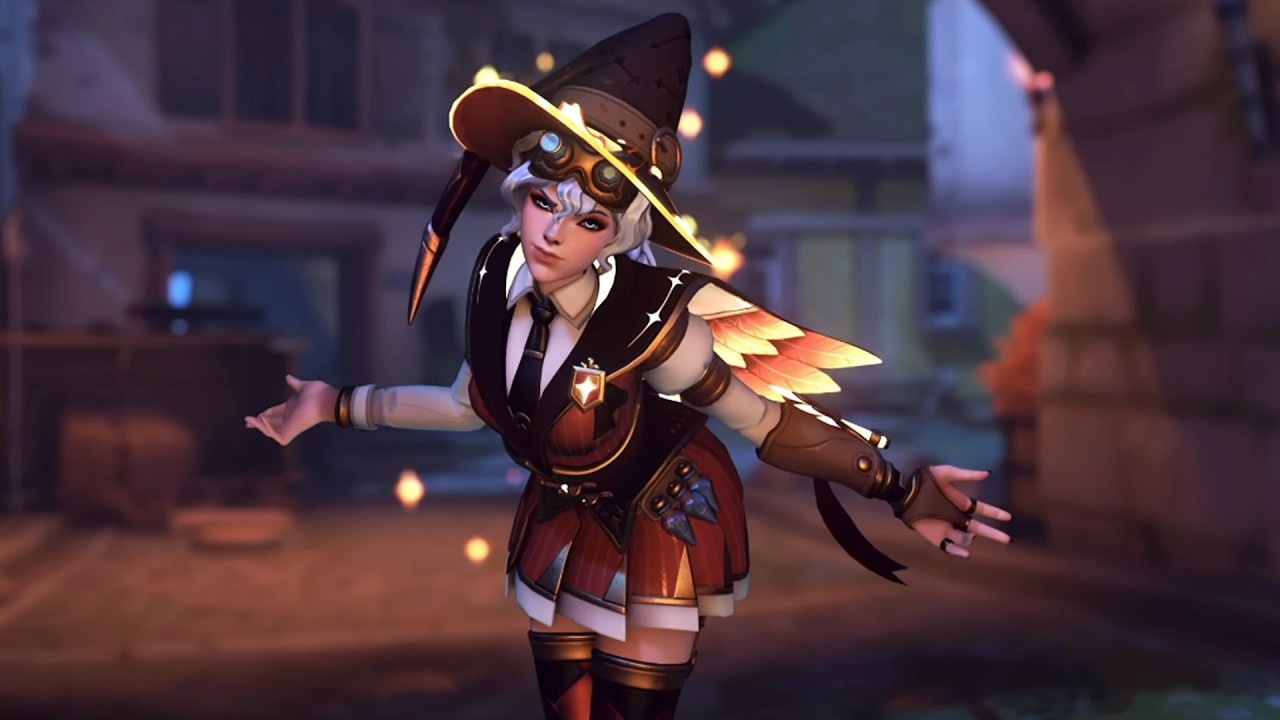 Widowmaker Spellbinder Mythic Skin Showcase🧡Overwatch 2 - YouTube