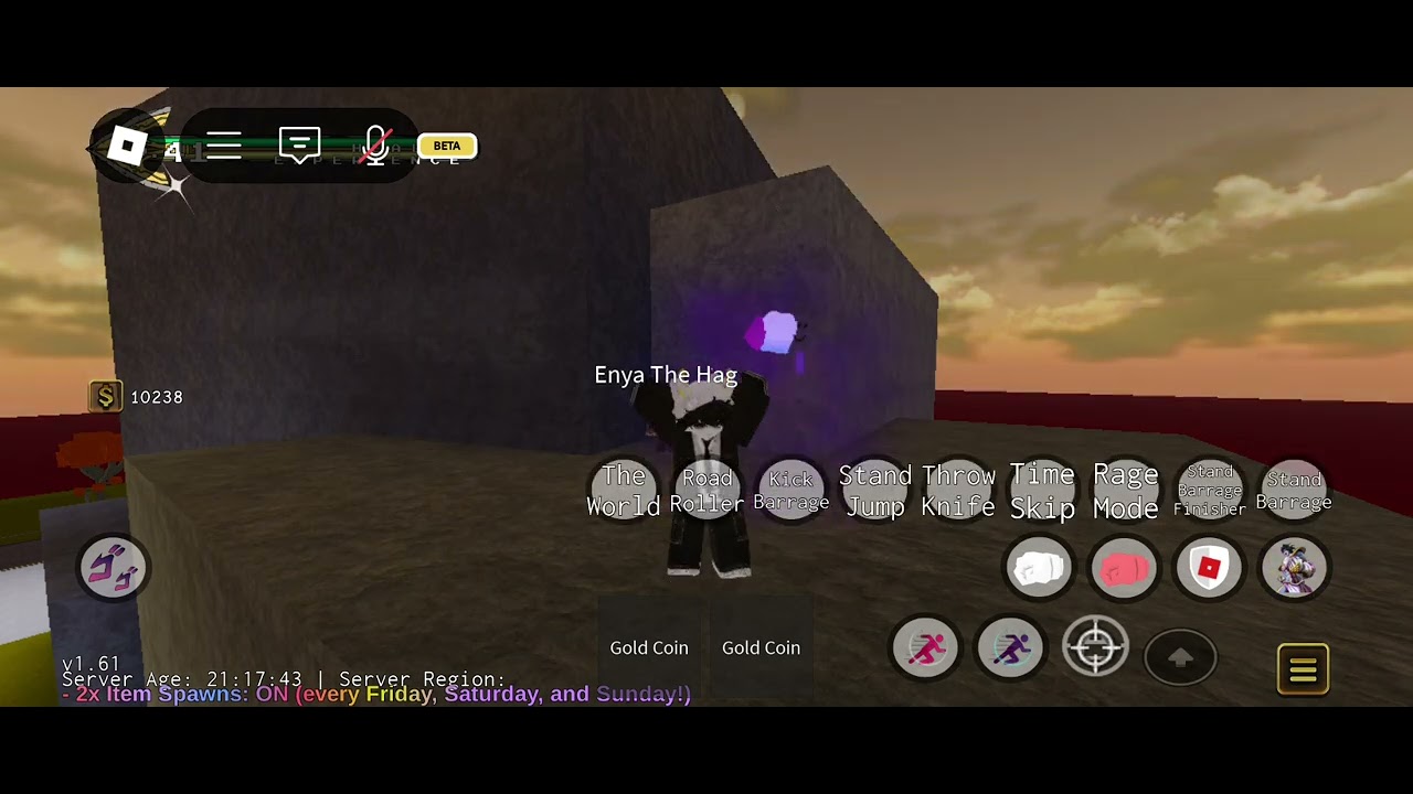 getting stw with skin on first try on yba - YouTube