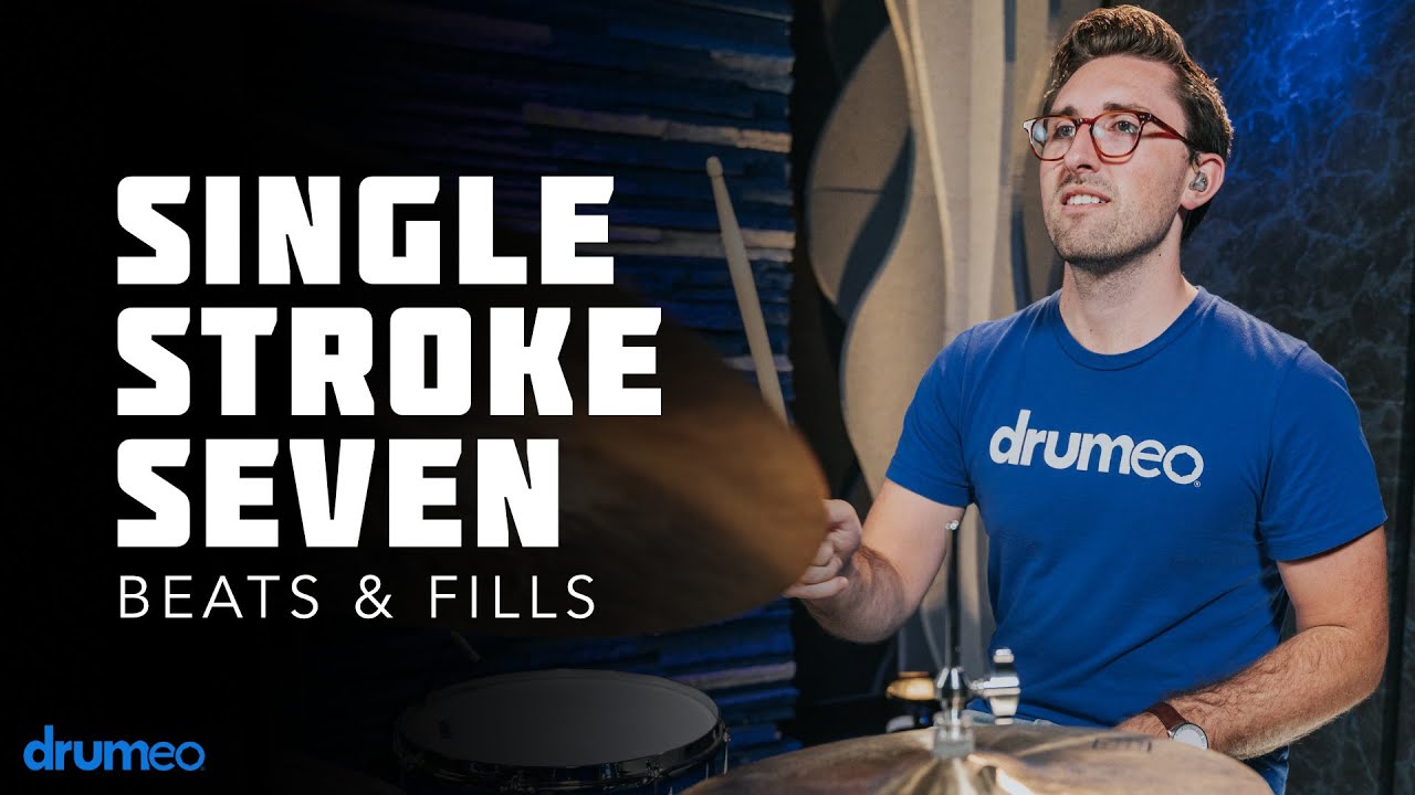 How To Play A Single Stroke Seven On The Drums - Drum Rudiment Lesson ...