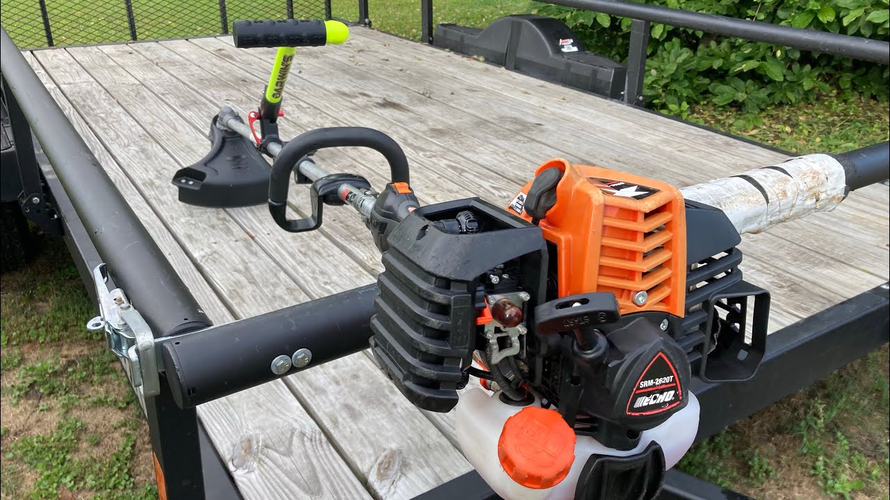 My modified Echo SRM-2620T - YouTube