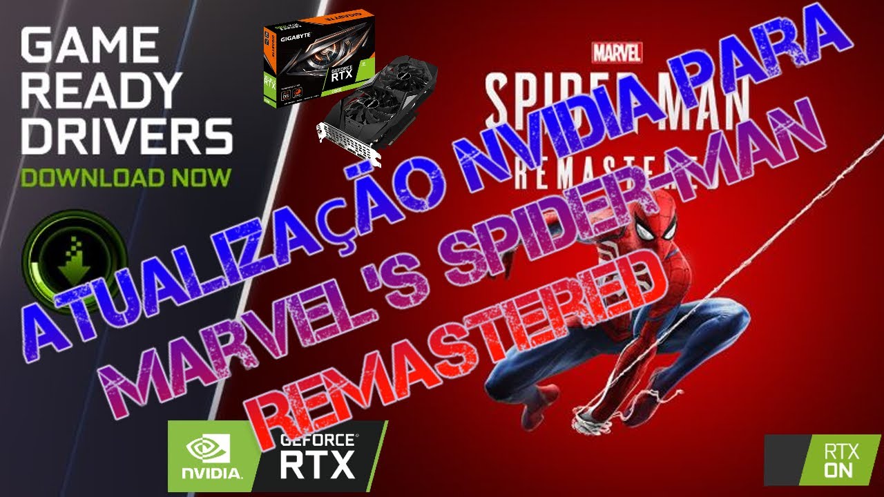 Atualização Nvidia para Marvel's Spider Man Remastered - YouTube