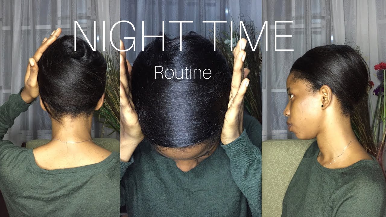 How to wrap your hair|Night time routine|Part 1 - YouTube