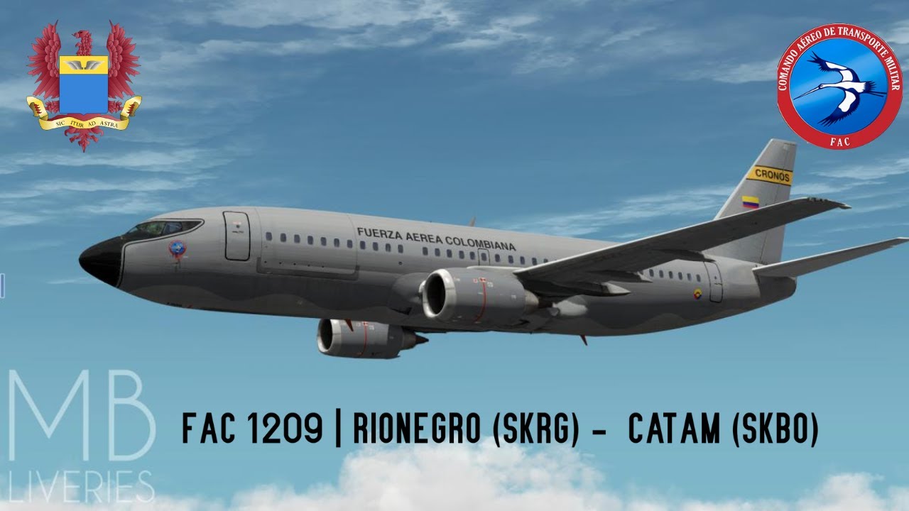 X PLANE 11 | IXEG 737-400 | FAC 1209 | RIONEGRO (SKRG) → CATAM (SKBO ...