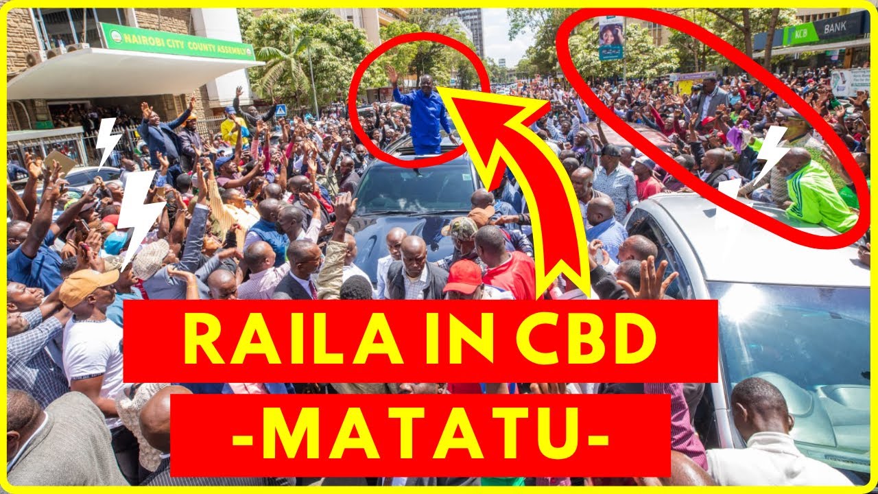 Breaking News: Raila Odinga's CBD Matatu Trip Sparks Kenya Kwanza's ...